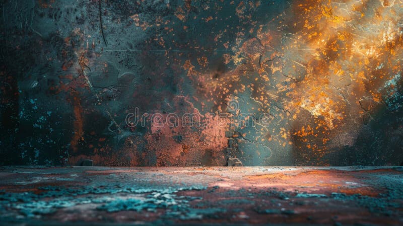 Abstract Textured Wall with Colorful Patterns Stock Photo - Image of ...