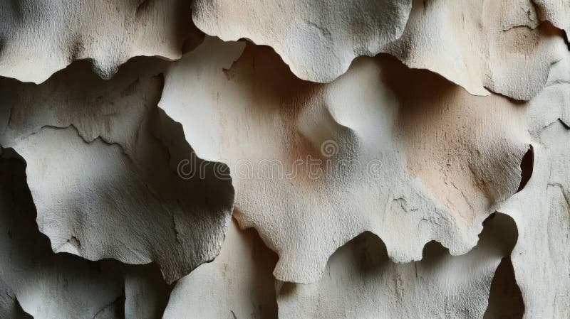 Abstract Textured Wall Surface Showing Irregular Shapes Stock ...