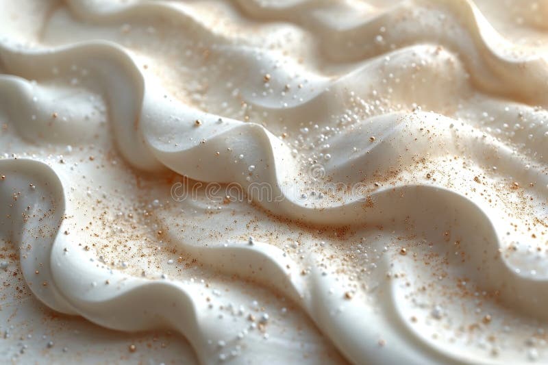 Abstract Textured Wavy Cream Colored Background, the Texture of the ...