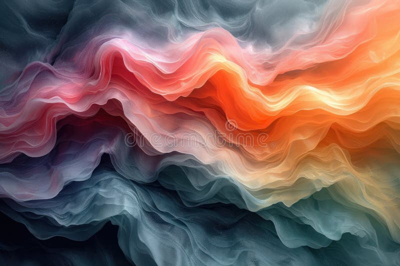 Abstract Textures Blending Harmoniously in a Mesmerizing Composition ...