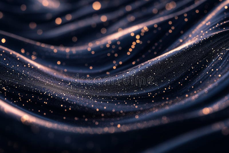 Abstract Textures Feature Metallic Waves with Shimmering Particles ...