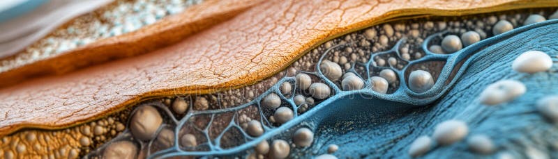 Abstract Textures Featuring Colorful Layers with Bubbles, Perfect for ...