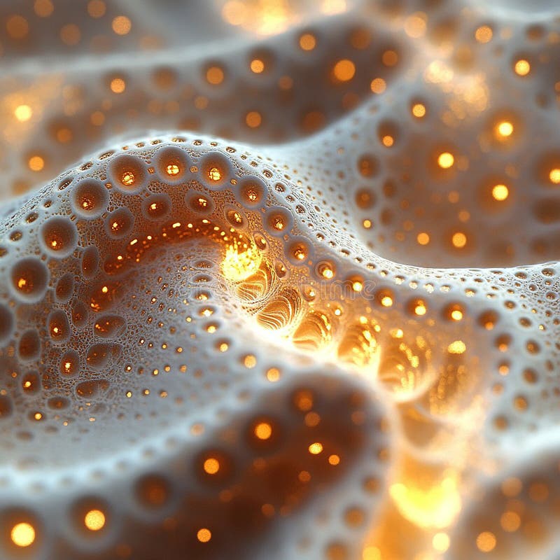 Abstract Textures of Light and Foam Creating an Ethereal Background ...