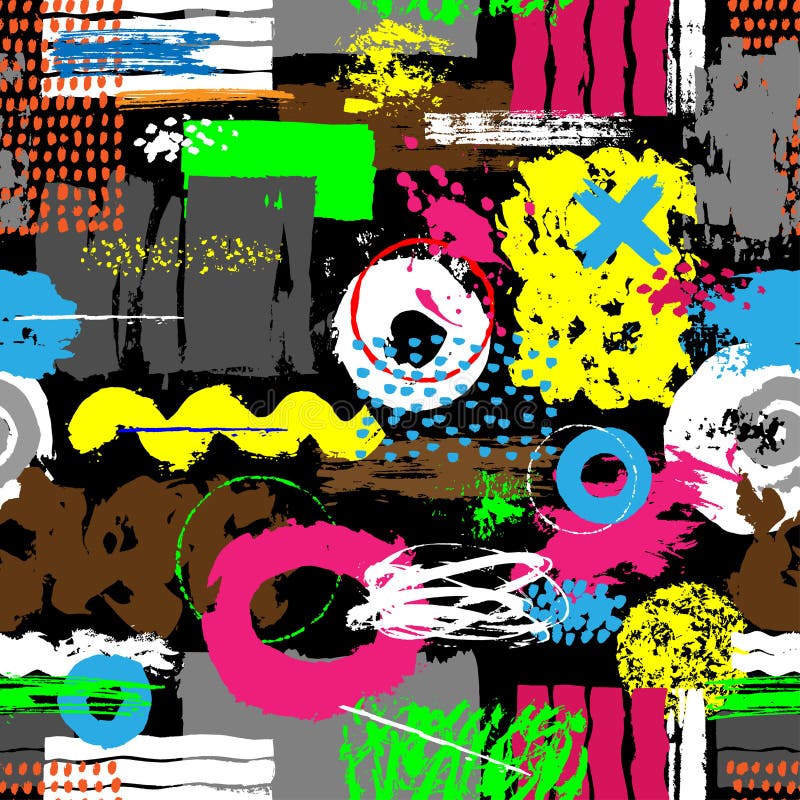 Abstract Textures Seamless Multicolored Background ,vector Graphic ...