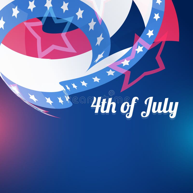 Abstract 4th of july stock vector. Illustration of event - 41919154