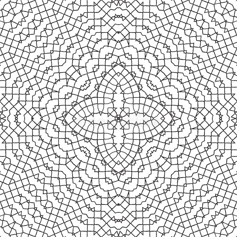 Abstract Thin Lines Web Mesh Damask Thread Seamless Geometric Outline ...