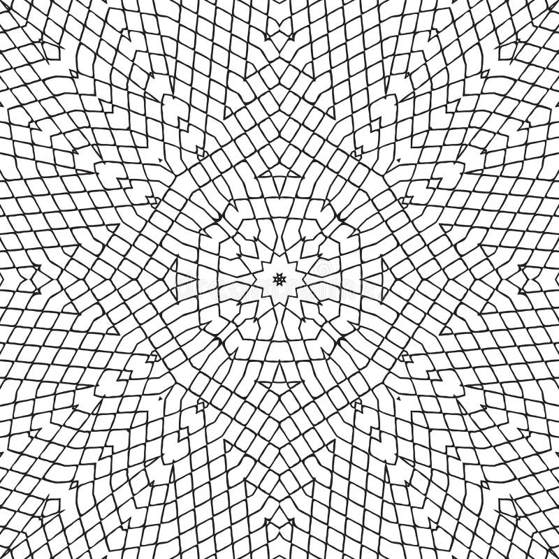 Abstract Thin Lines Web Mesh Damask Thread Seamless Geometric Outline ...