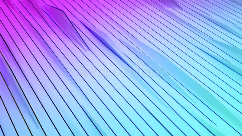 Abstract Three-dimensional Background. Deformed Violet-turquoise ...