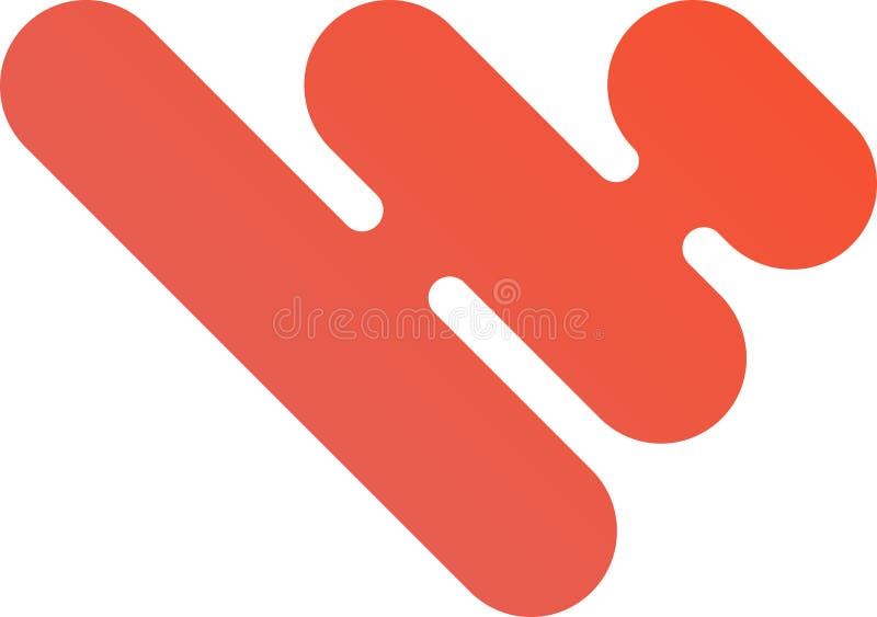 Abstract Three Lines Logo Illustration in Trendy and Minimal Style ...