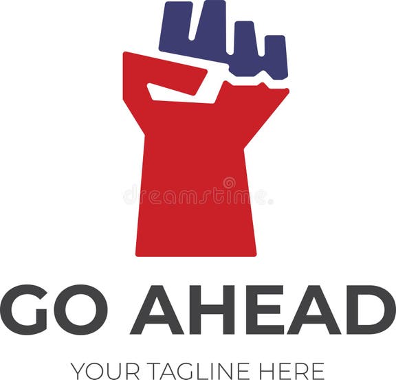 Abstract Thumb Logo Design with Bright Colors Stock Vector ...