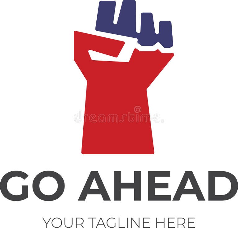 Abstract Thumb Logo Design with Bright Colors Stock Vector ...