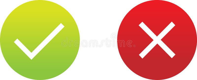 Set of Abstract OK and Tick Icons, Business Stock Vector - Illustration ...