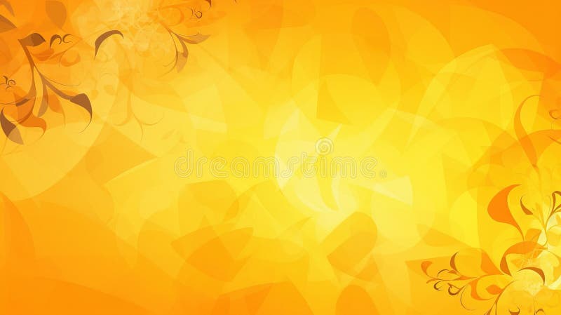 Abstract Tiled Geometric Cubic Yellow Background. Modern Dynamic ...