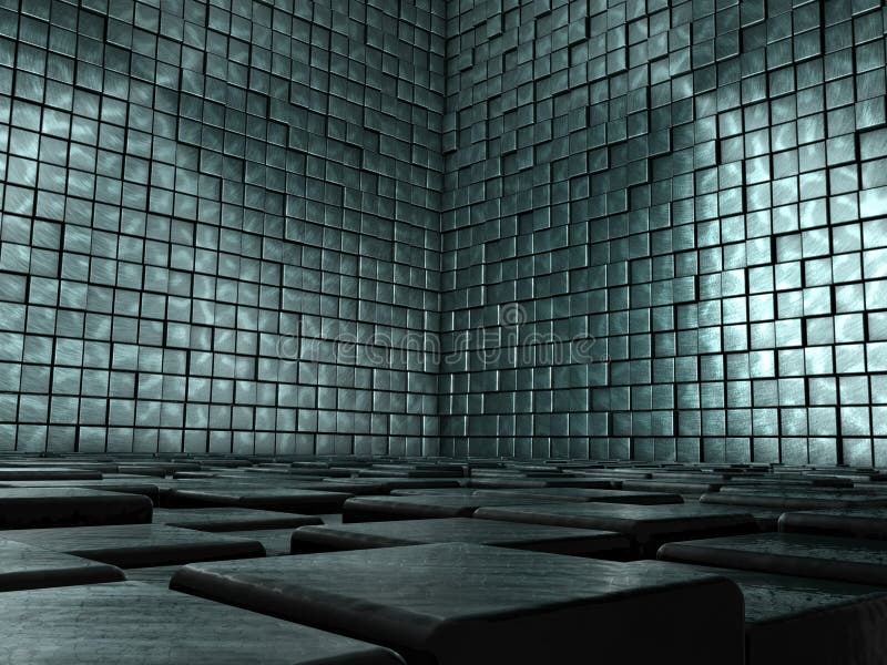 Chrome Room Design stock illustration. Illustration of designing - 6752591