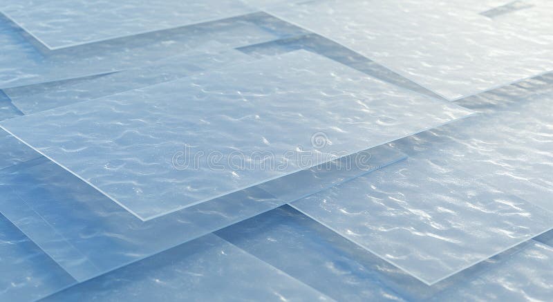 Abstract Tiles Background with Light Blue Water Texture and Subtle ...