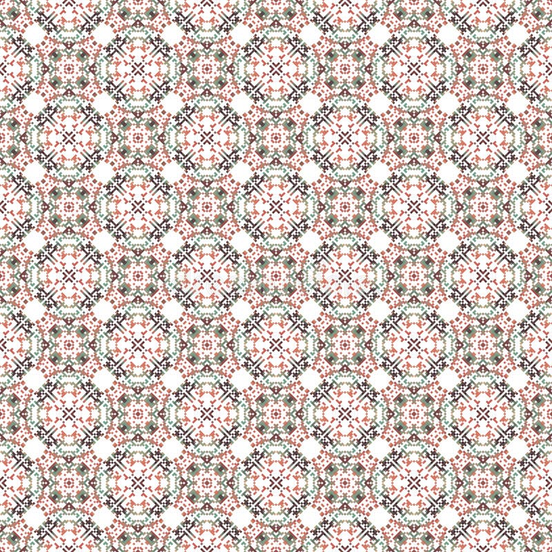 Decorative Background Made of Small Squares. the Rich Decoration of ...