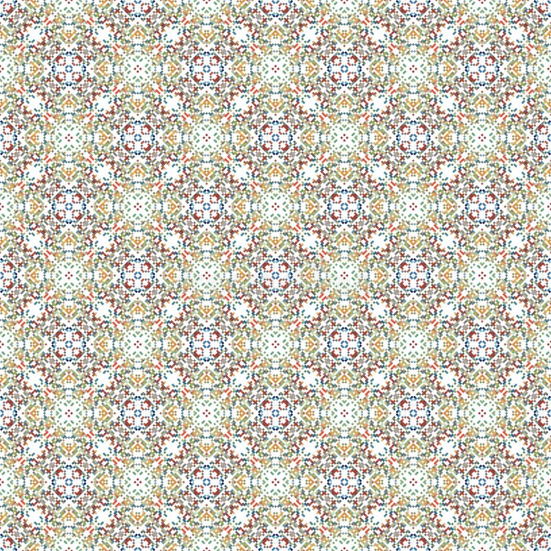 Decorative Background Made of Small Squares. the Rich Decoration of ...