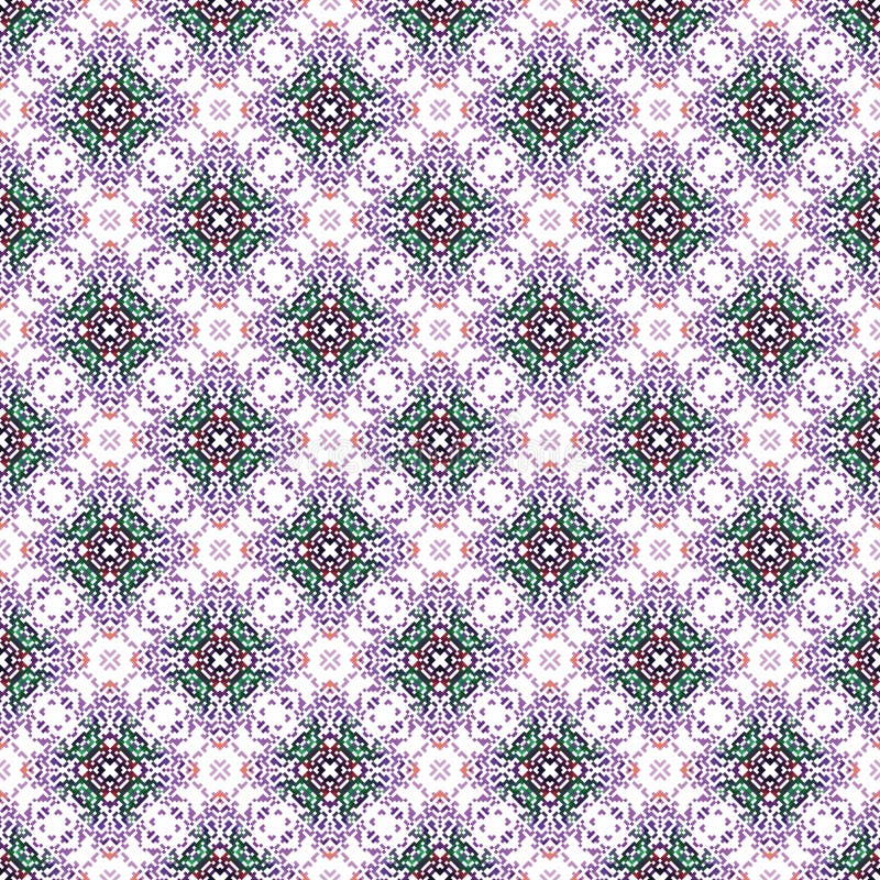 Decorative Background Made of Small Squares. the Rich Decoration of ...