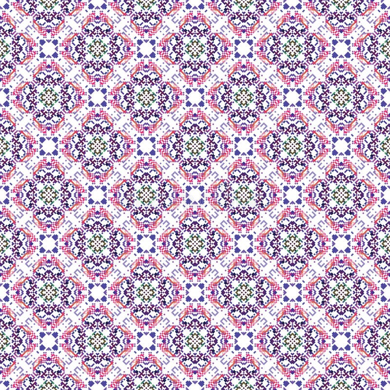 Decorative Background Made of Small Squares. the Rich Decoration of ...