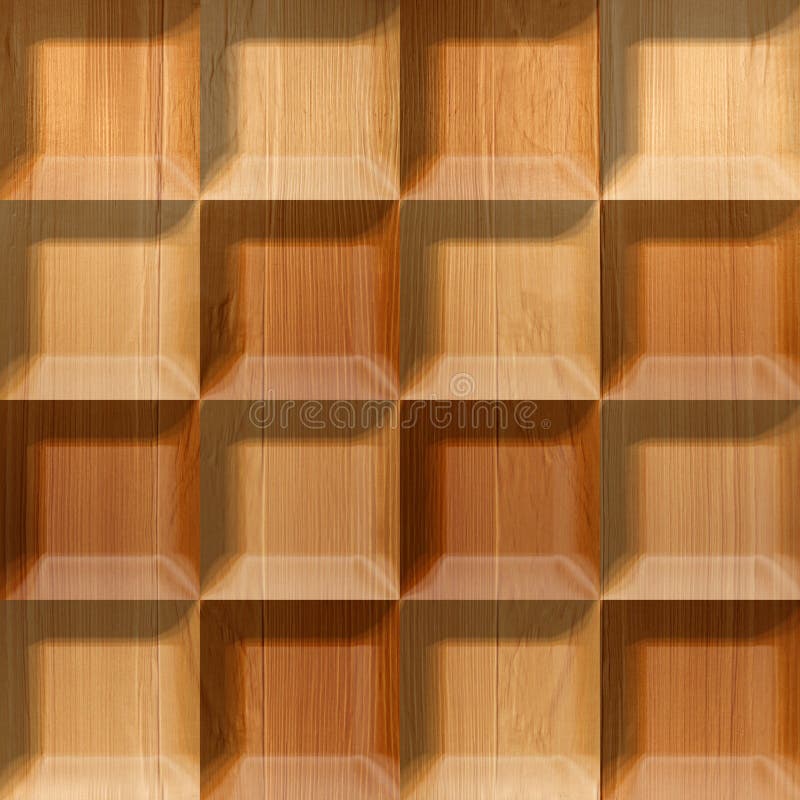 Abstract Tiles Stacked for Seamless Background Stock Illustration ...