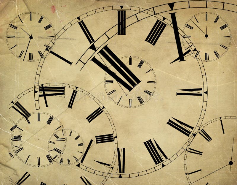 Abstract time background stock illustration. Illustration of passing ...