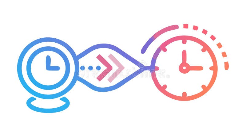 Abstract Time Flow Infinity Symbol Vector Icon, Vector Design ...