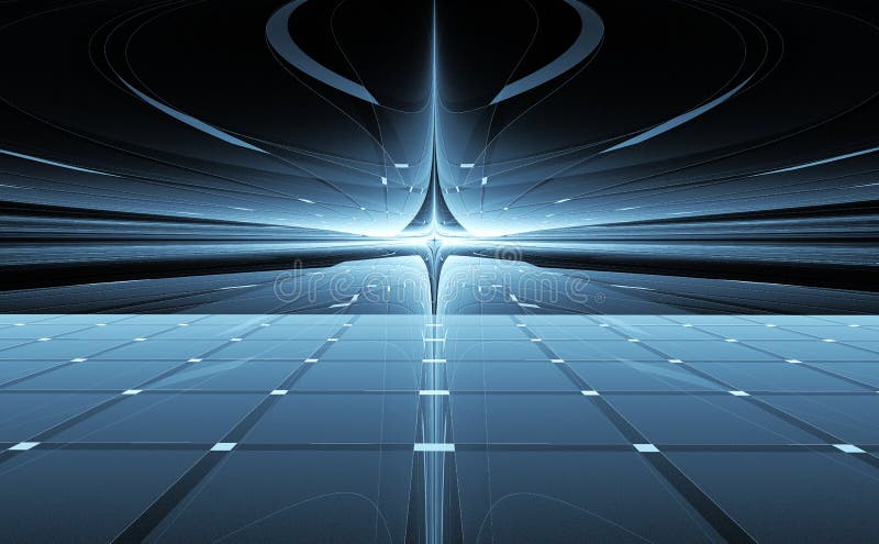 Time Warp, Traveling in Space. Stock Illustration - Illustration of ...