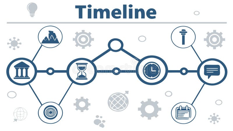 Abstract Timeline for Conceptual Process Flow and Time Management, Vector Design Generative AI ...
