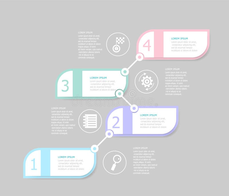 Abstract Timeline Infographic Background Stock Vector - Illustration of ...