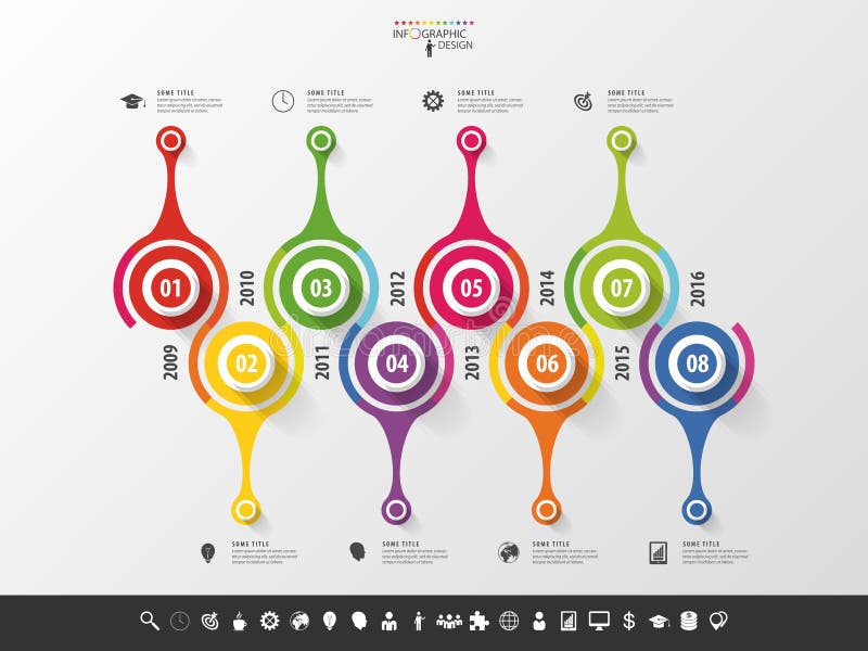 Abstract Timeline Infographic Template. Vector Illustration. Stock ...