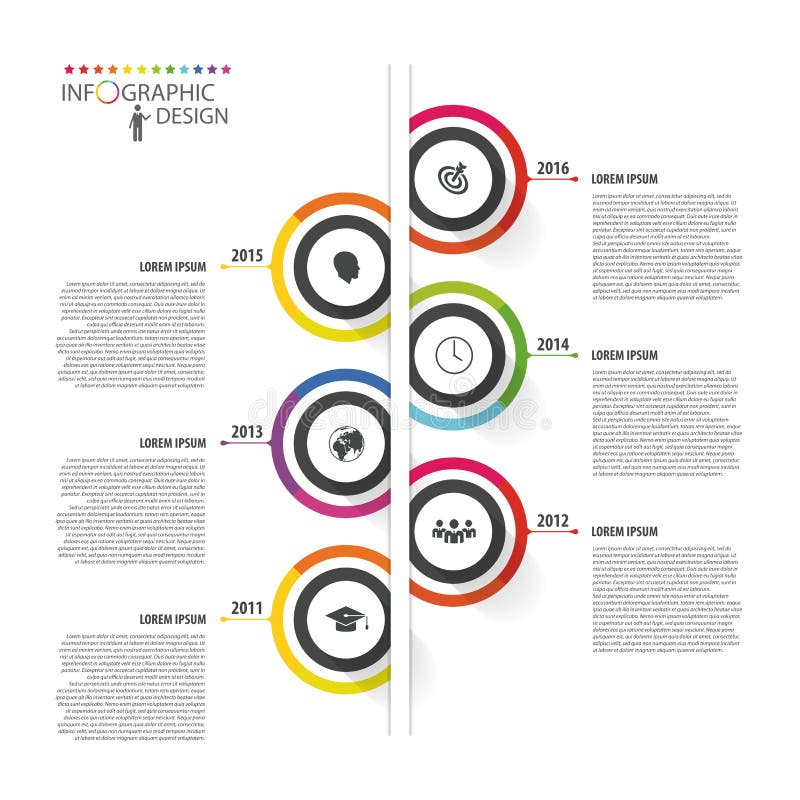 Abstract Timeline Infographic Template. Vector Illustration Stock ...