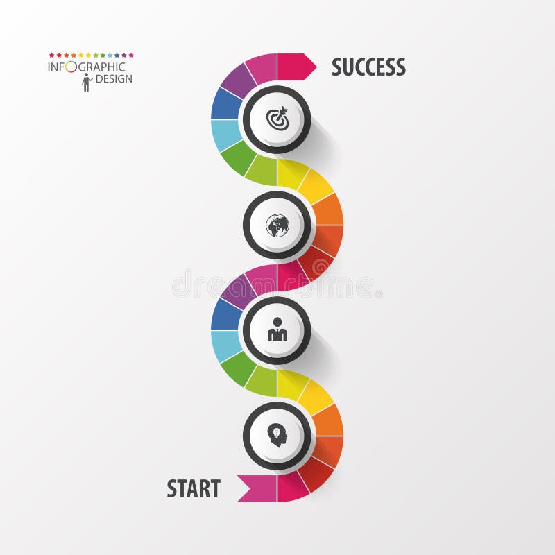 Abstract Timeline Infographic Template. Vector Illustration. Stock ...