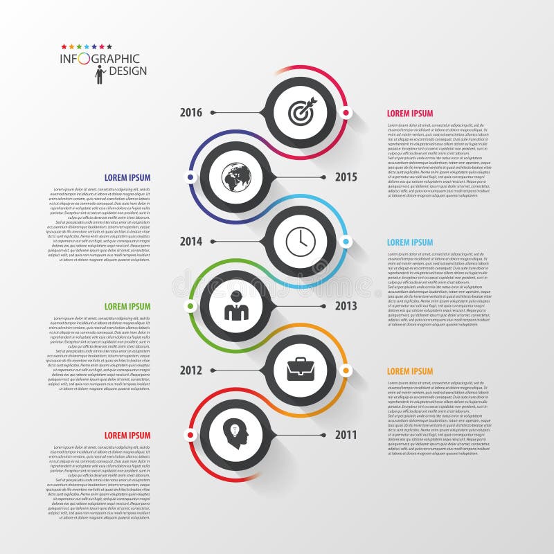 Abstract Timeline Infographic Template. Vector Illustration Stock ...