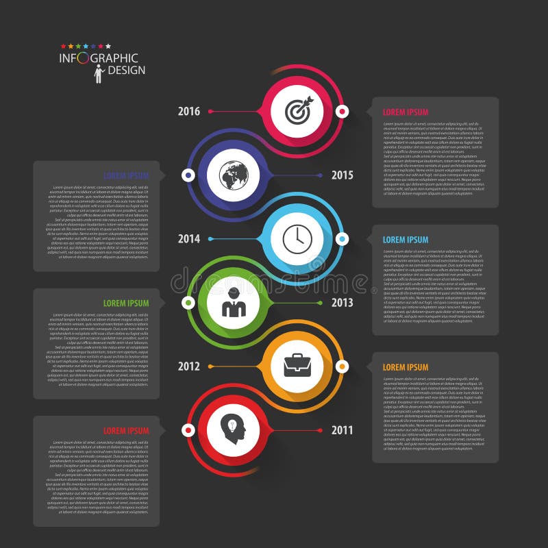Abstract Timeline Infographic Template. Vector Illustration Stock ...