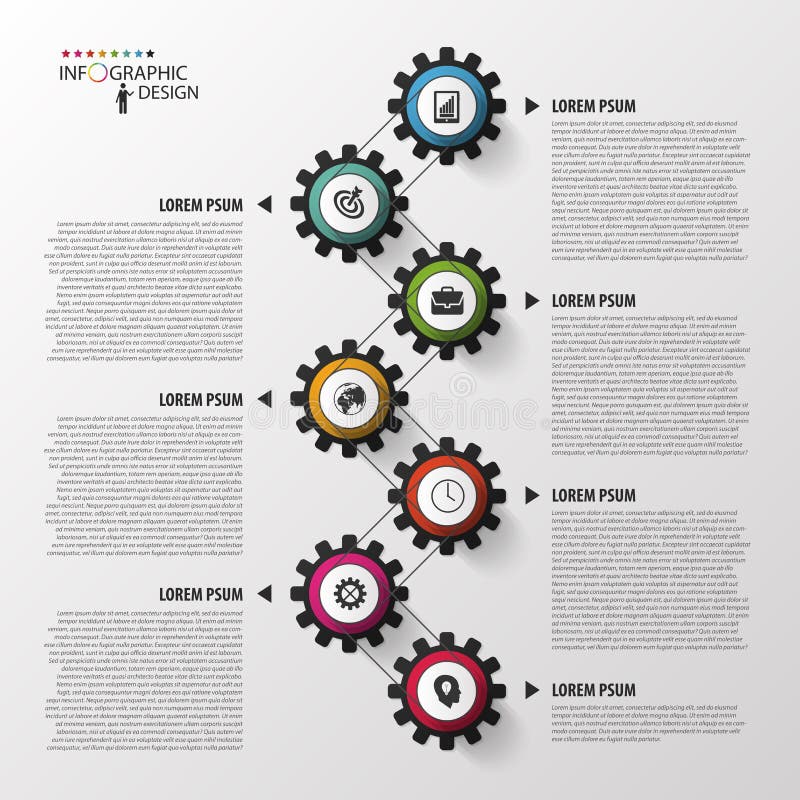 Abstract Timeline Infographic Template. Vector Illustration Stock ...