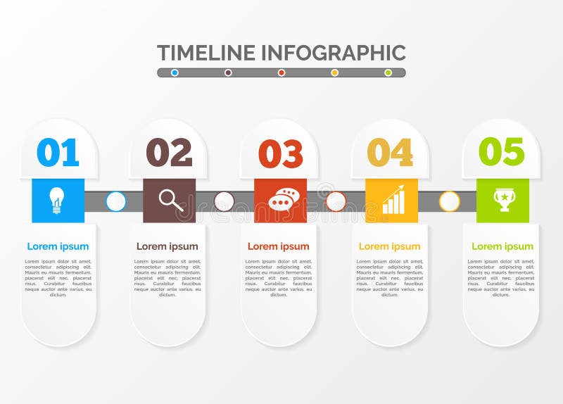 Abstract Timeline Infographics. Stock Vector - Illustration of layout ...