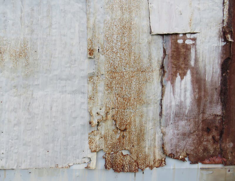 Abstract Tin Texture with Rust and Vertical Lines. an Old Metal ...