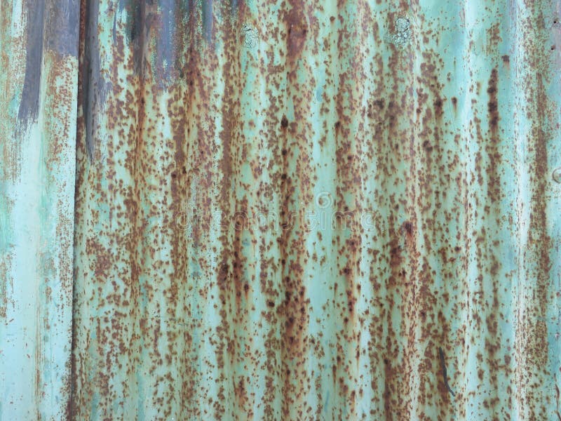 Abstract Tin Texture with Rust and Vertical Lines. an Old Metal ...