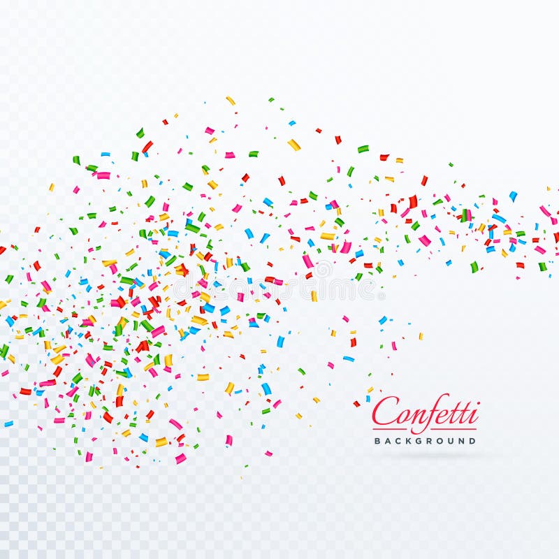 Confetti Transparent PNG stock illustration. Illustration of ...