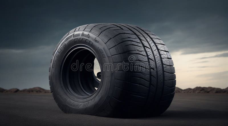 Abstract Tire Background, Graphic Designed Tires on Abstract Background ...