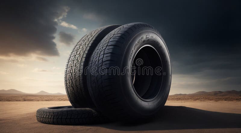 Abstract Tire Background, Graphic Designed Tires on Abstract Background ...