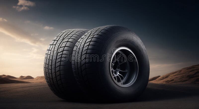 Abstract Tire Background, Graphic Designed Tires on Abstract Background ...