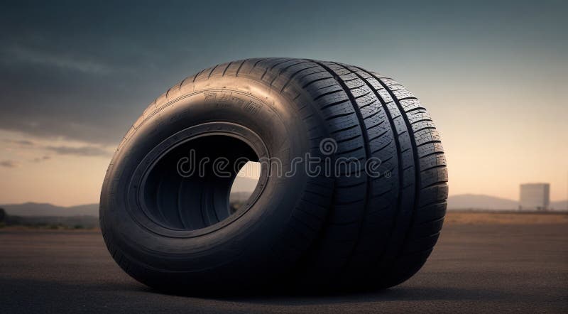 Abstract Tire Background, Graphic Designed Tires on Abstract Background ...