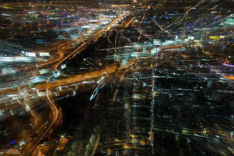 Abstract Tolls Way, Expressway Night Time and Building Background Stock ...
