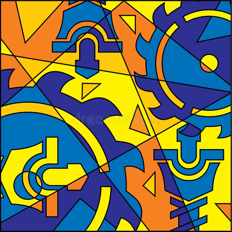 Abstract Tools Logo on a White Background Stock Illustration ...