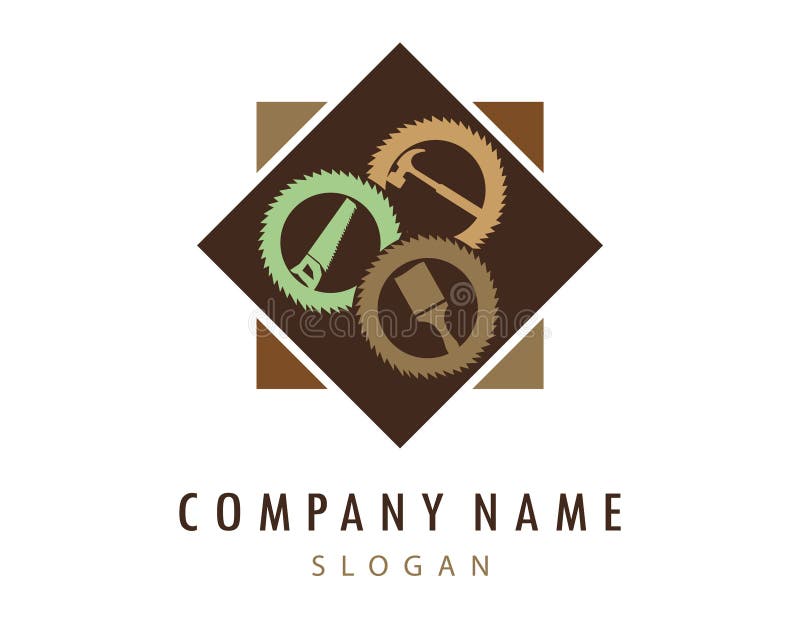 Abstract Tools Logo on a White Background Stock Illustration ...