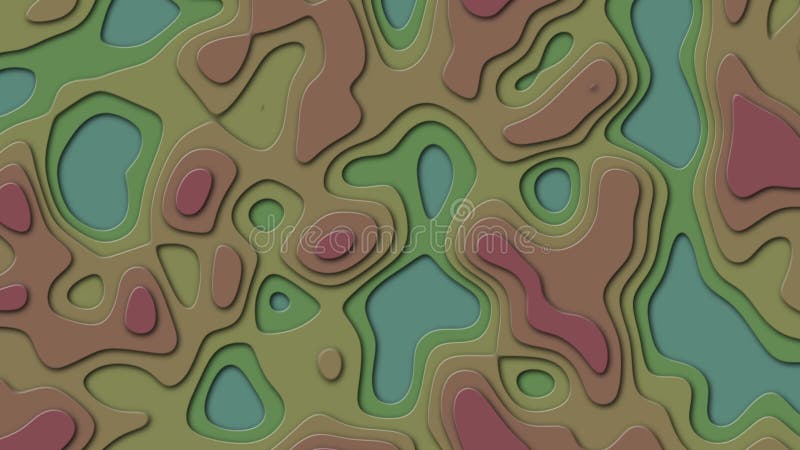 Green 3D Topographic Map Background Concept Abstract Background. Space ...
