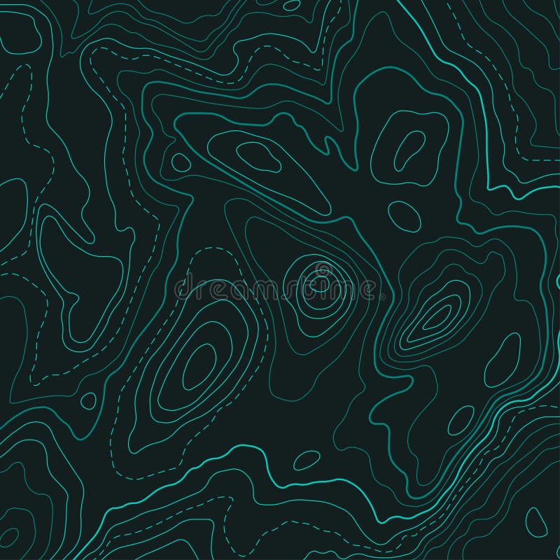 Abstract Topographic Colour Map Wallpaper Stock Vector - Illustration ...