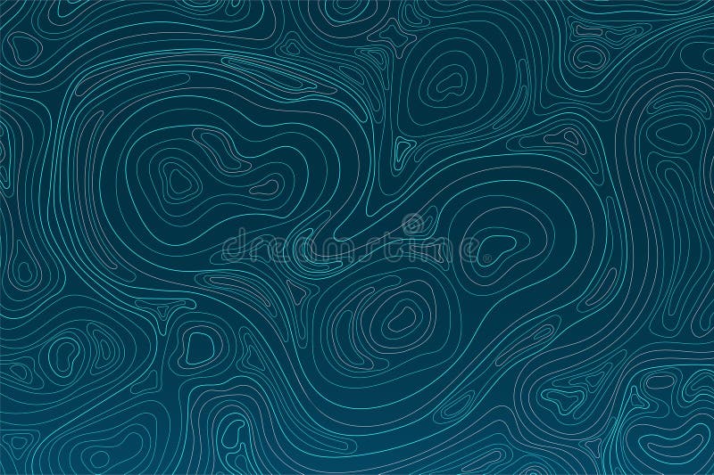 Abstract Topographic Contour In Lines And Contours Stock Vector Illustration Of Land Grid