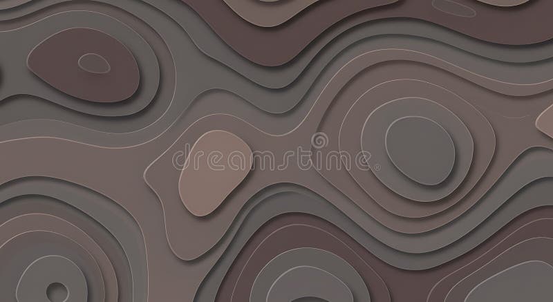 Abstract Topographic Map Background: AI-Generated Layered Design Stock ...
